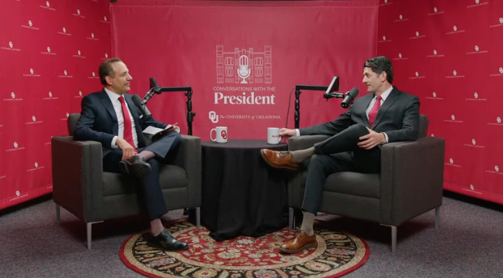 On OU President Joseph Harroz’s podcast, Ryan offers advice to future ...
